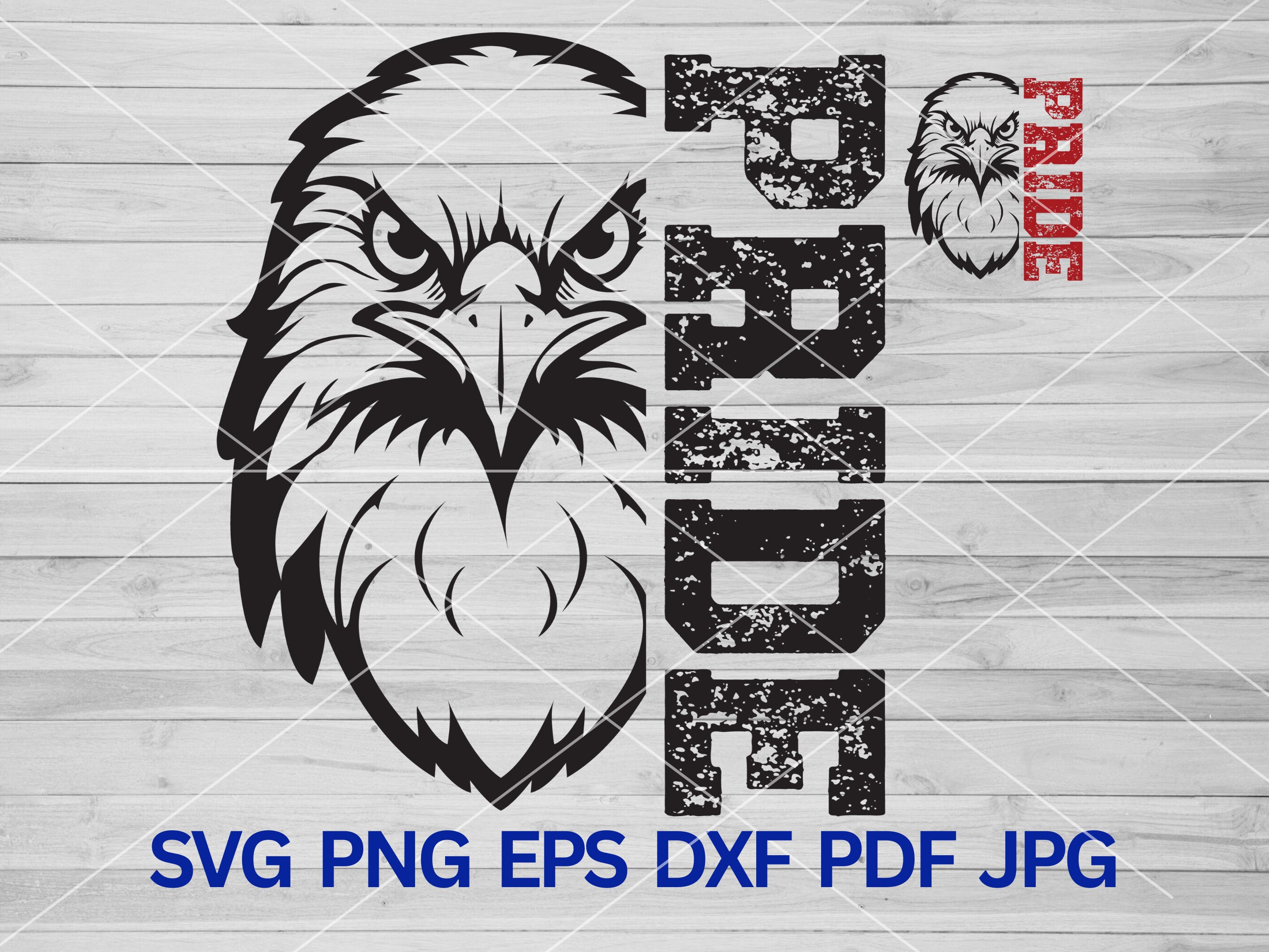 Eagle Pride Svg, Eagle Hawk Bird Decoration SVG, Eagles Mascot Svg ...
