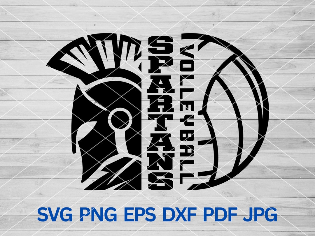 High School Spartans Volleyball Svg, Spartans Svg Cut Files Cricut ...