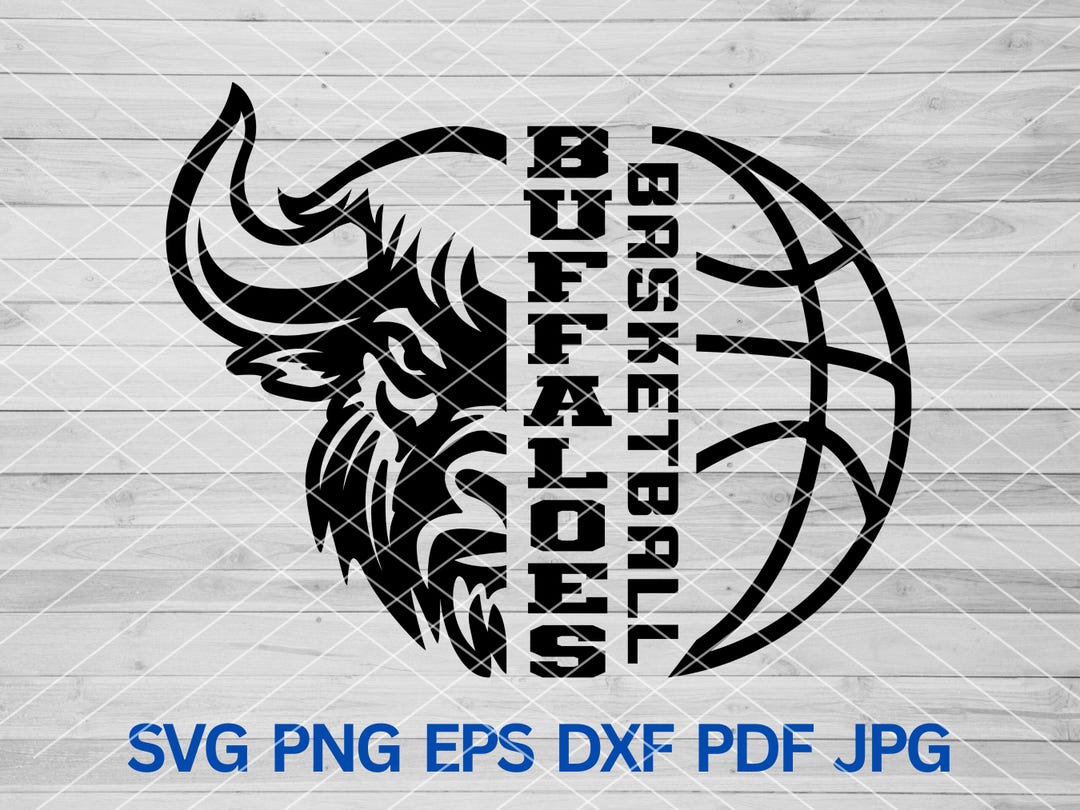 High School Buffaloes Basketball Svg, Buffaloes Mascot Svg, Buffalo Svg ...