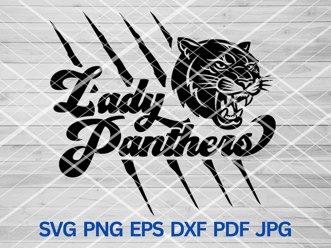 Lady Panthers Svg, Lady Panthers Mascot Svg, Lady Panthers Cheer Mom ...