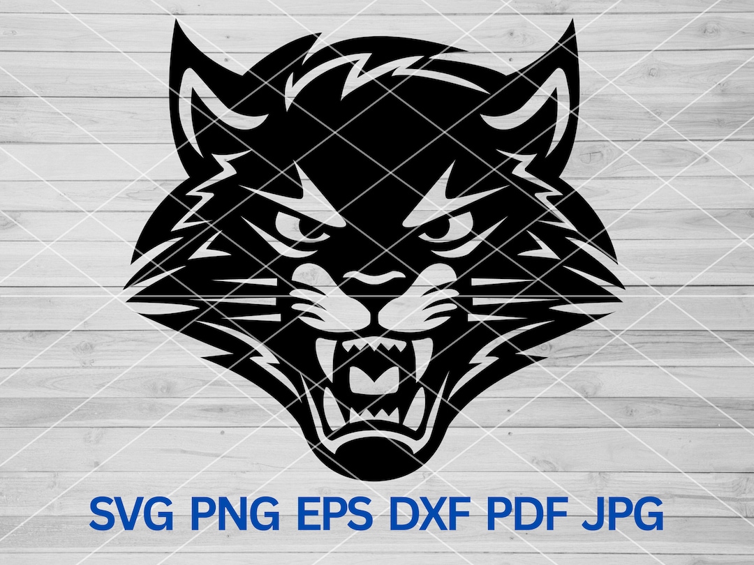 Bearcat Svg, Bearcats Svg, Bearcat Head Svg Cut File, Bearcat School ...