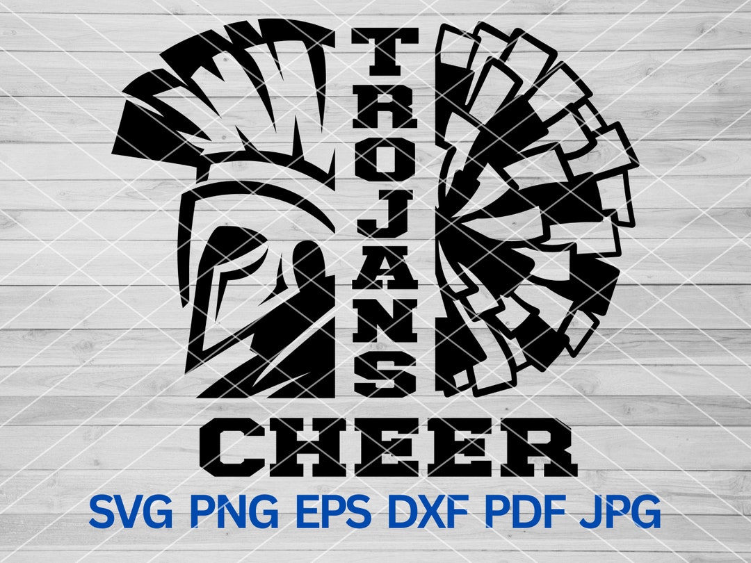 Trojans Cheer Svg, Trojans Svg, Trojans Mascot Svg, Trojans School ...