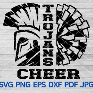 Trojans Cheer Svg, Trojans Svg, Trojans Mascot Svg, Trojans School ...