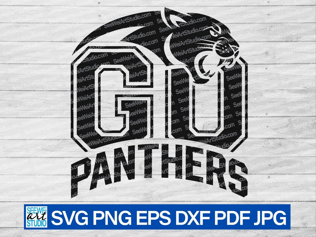 Go Panthers Svg, Panther Svg, High School Panthers Sport Sublimation ...