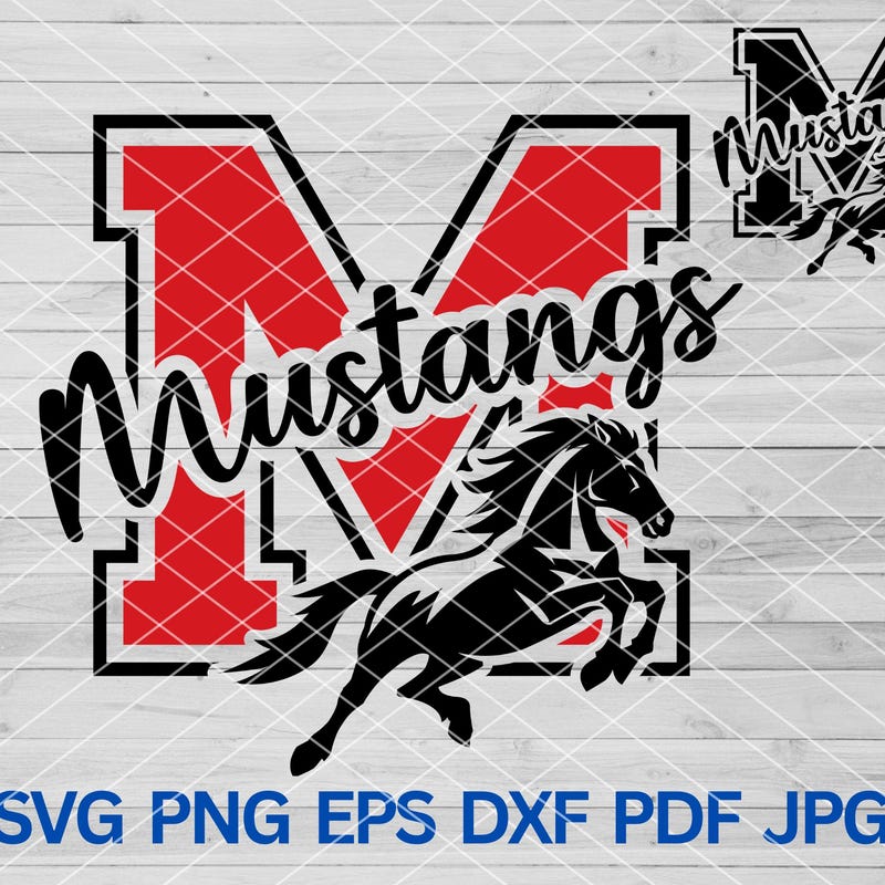 Mustang Svg - Etsy