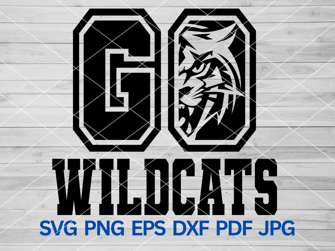 Go Wildcats Svg, Wildcats Svg, Wildcats Pride, Wildcats Mascot Svg ...