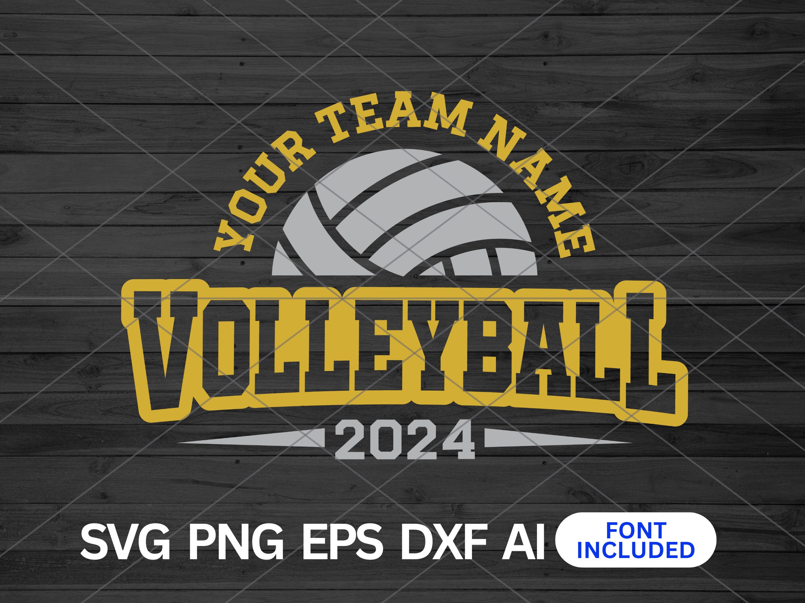 Custom Volleyball Team Template Svg Volleyball Svg Mascot - Etsy