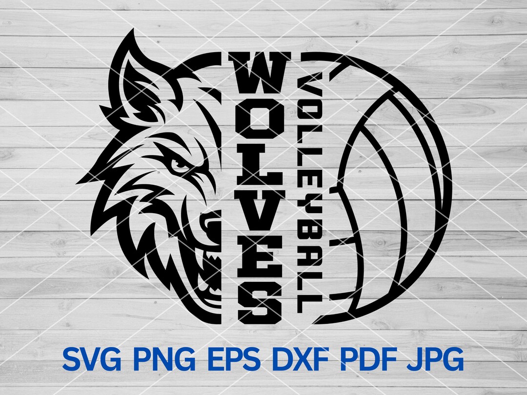 High School Wolves Volleyball Svg, Wolves Pride Svg, Wolf Svg, Wolves ...