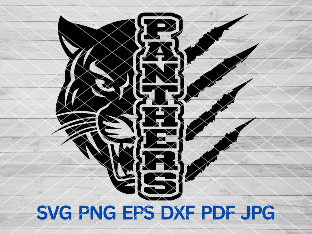 Panthers Svg, Panthers Mascot Svg, Panthers School Spirit Svg, Panthers ...