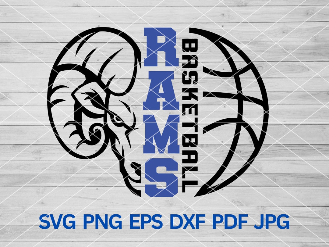High School Rams Basketball Svg, Ram Svg, Rams Svg, Rams Svg Cut Files ...