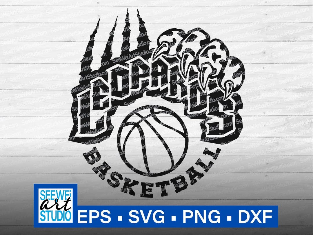 High School Leopards Basketball Svg, Leopard Svg, Leopards Svg Cut File ...