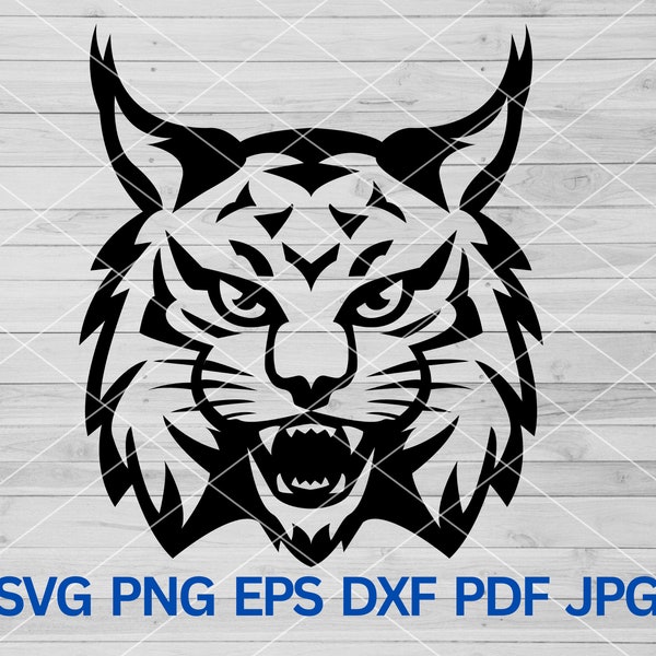 Bobcat Svg - Etsy