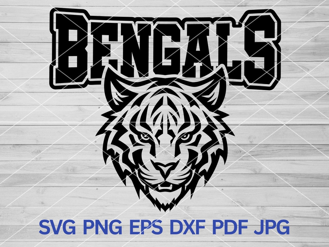 Bengals Svg, Bengal Svg, Bengals Mascot Svg, High School Bengals ...