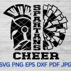 Spartans Cheer Svg, Spartans Svg, Spartans Cheerleading Svg Cut Files ...