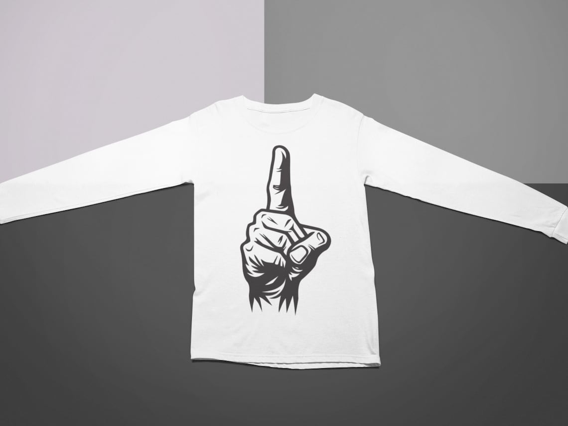 Finger Svg Pointing Finger SVG Hand Svg One Finger Svg 1 - Etsy