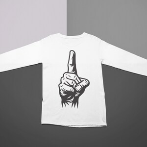 Finger Svg Pointing Finger SVG Hand Svg One Finger Svg 1 - Etsy