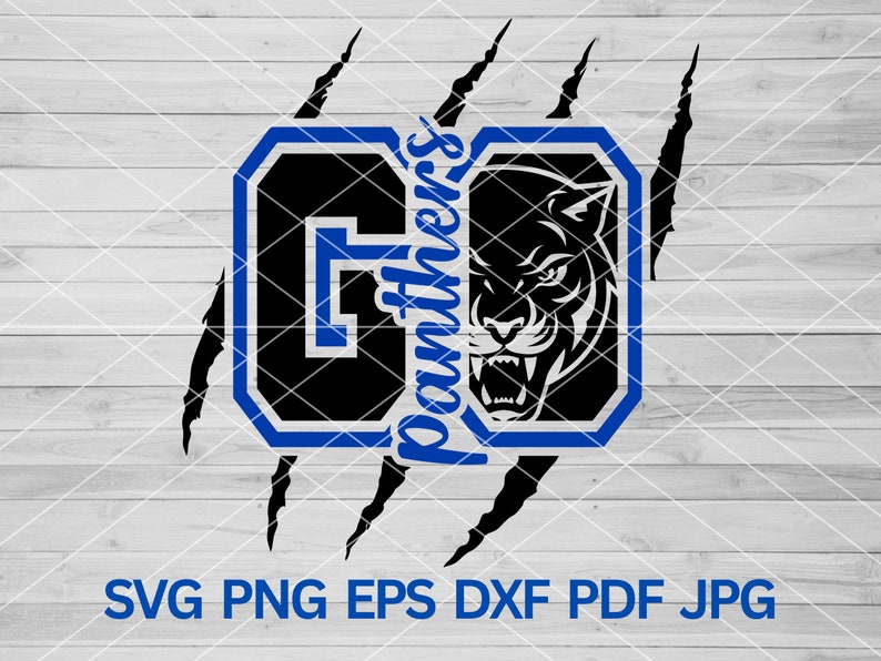 Go Panthers Svg, Panther Svg, High School Panthers Sport Sublimation ...