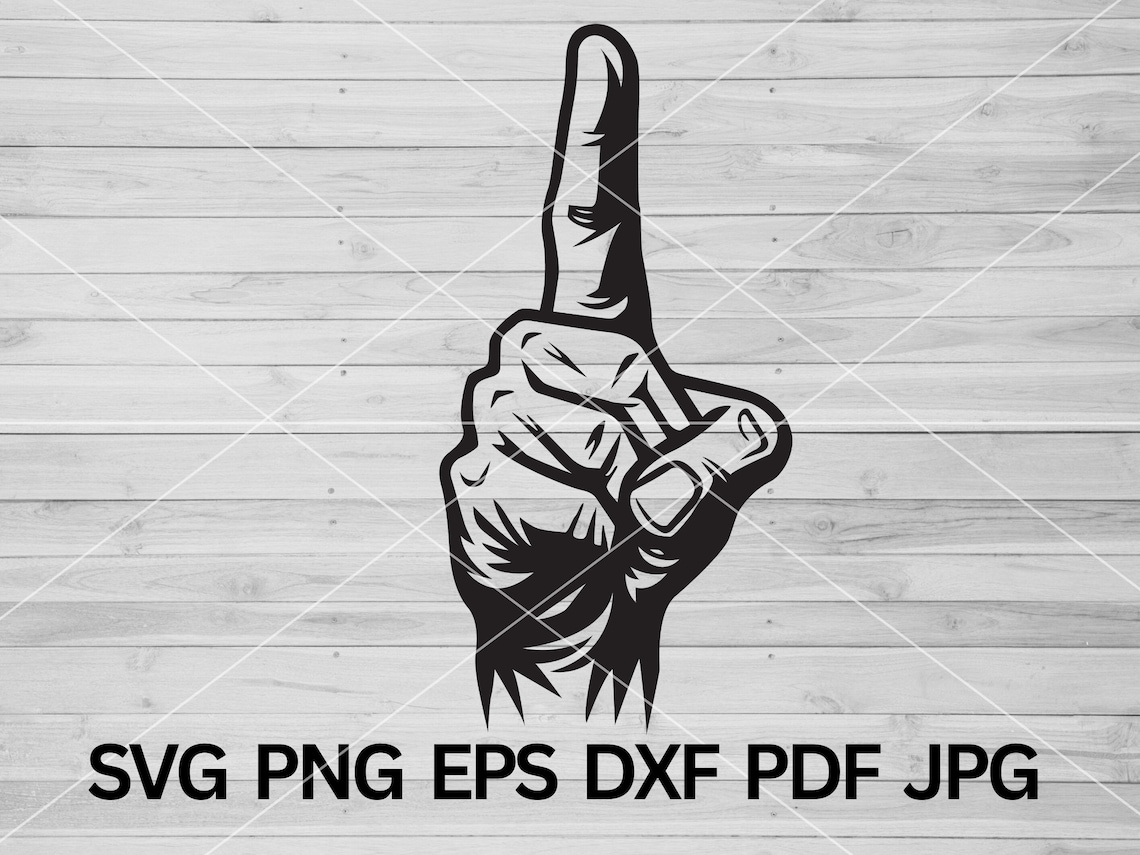 Finger Svg Pointing Finger SVG Hand Svg One Finger Svg 1 - Etsy