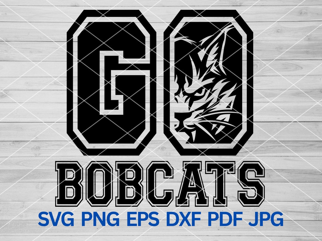 Go Bobcats Svg, High School Cougars Sport Sublimation, Bobcats School ...