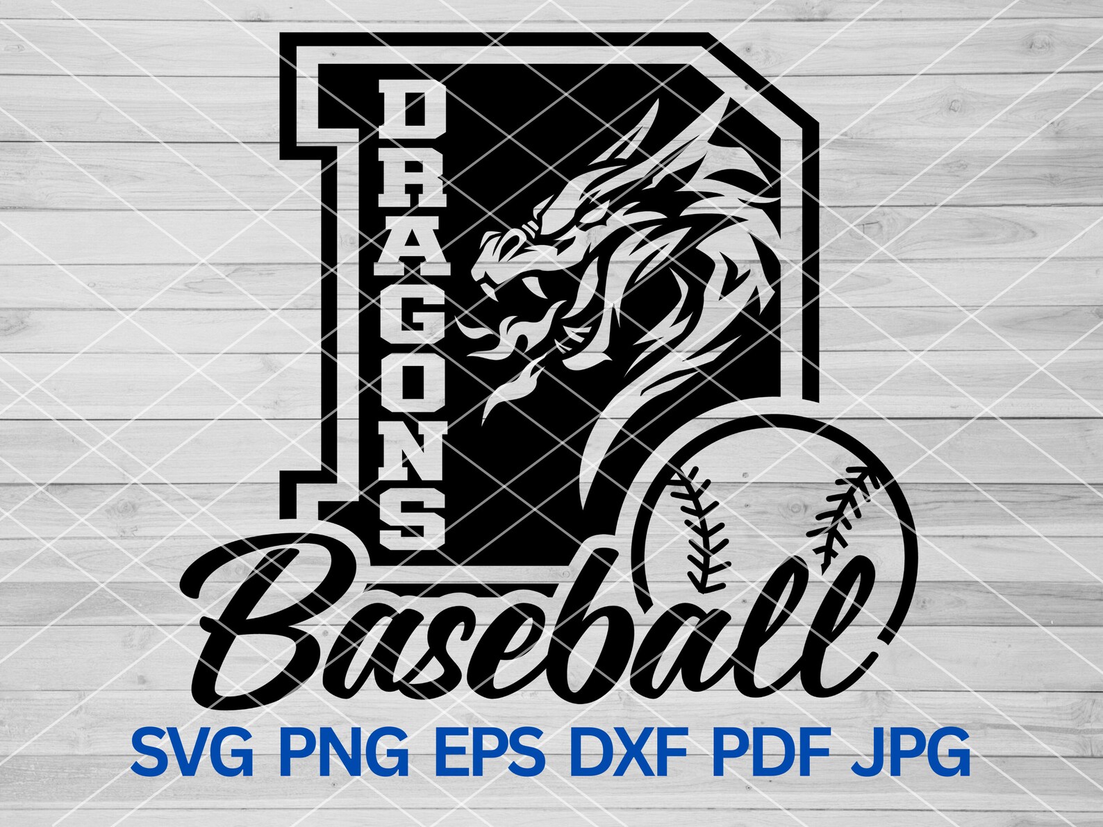 High School Dragons Baseball Svg, Dragons in D Letter, Dragons Svg ...