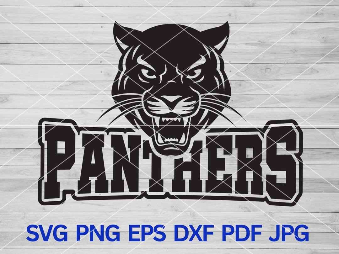 Panther Svg, Panthers Svg, Panthers School Spirit, Panthers Mascot Svg ...