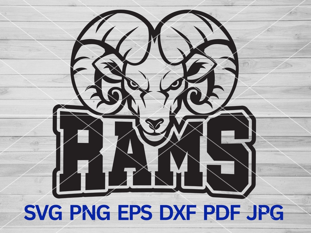 Ram Svg Rams Svg Cut Files Cricut Rams Pride Svg Ram Animal - Etsy
