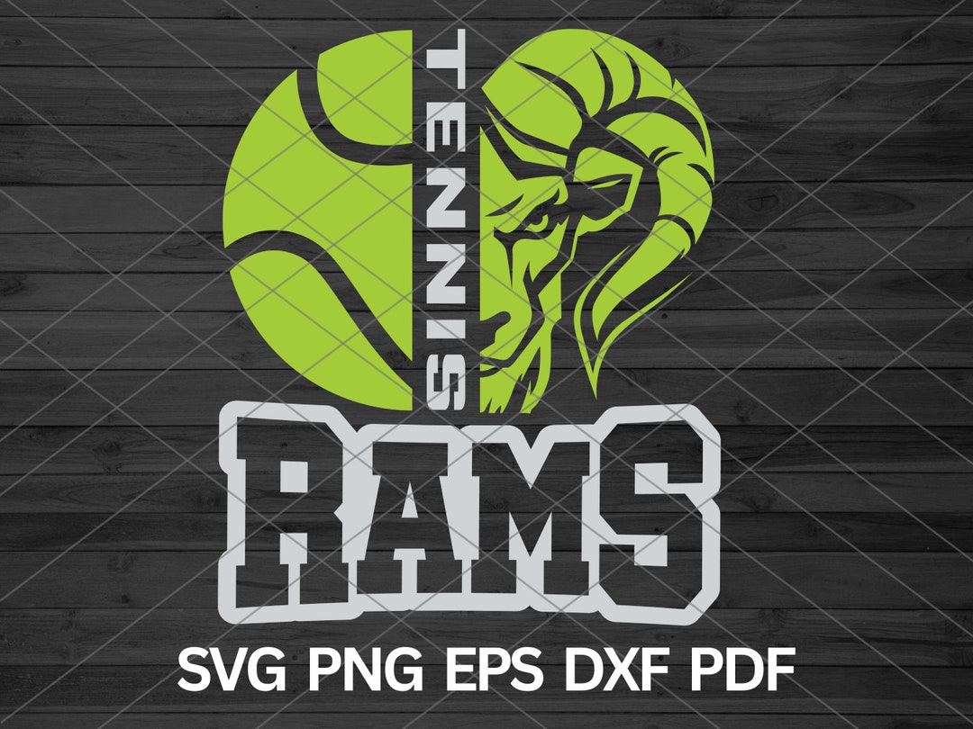 High School Rams Tennis Svg, Rams Svg, Rams Tennis Svg Cut Files Cricut ...