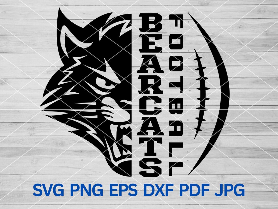 High School Bearcats Football Svg, Bearcat Svg Bearcats Svg, Bearcats ...
