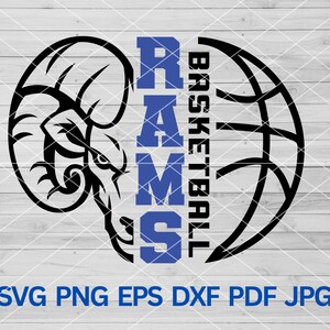 High School Rams Basketball Svg, Ram Svg, Rams Svg, Rams Svg Cut Files ...