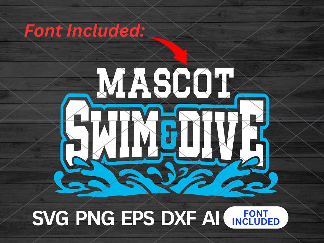 Custom Swim & Dive Team Template Svg, Swim and Dive Svg Files for ...
