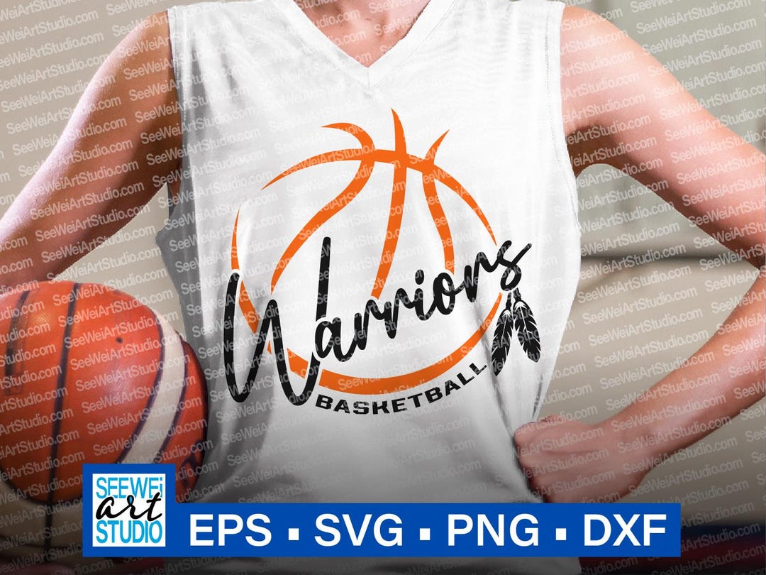 High School Warriors Basketball Svg, Feathers SVG, Warriors Svg ...