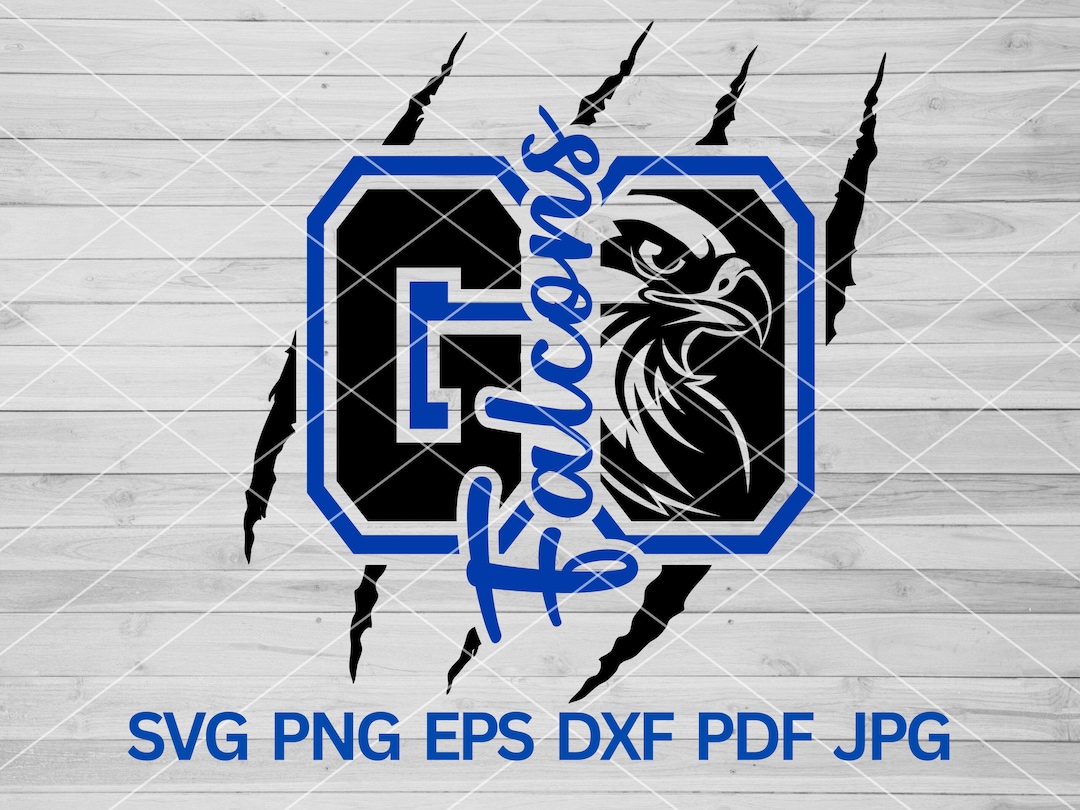 Go Falcons Svg, Falcon Svg Cut Files Cricut, Silhouette Falcon, Falcons ...