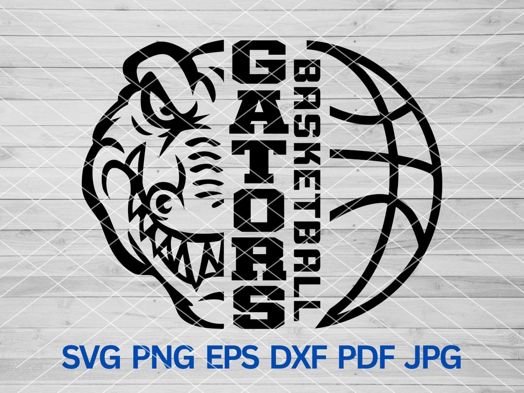 High School Gators Basketball Svg, Gators Mascot Svg, Gator Svg, Gators ...