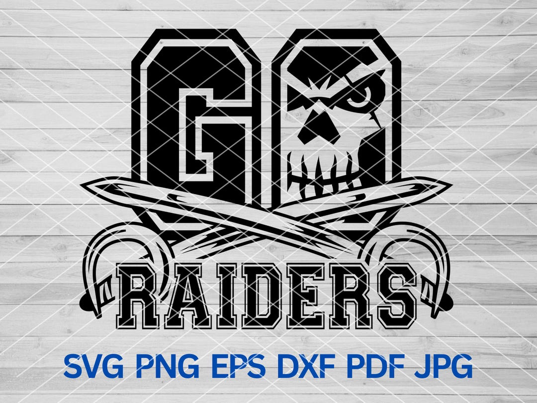 Go Raiders Svg, Raiders Svg, Raiders Pride, Raiders Mascot Svg, High ...