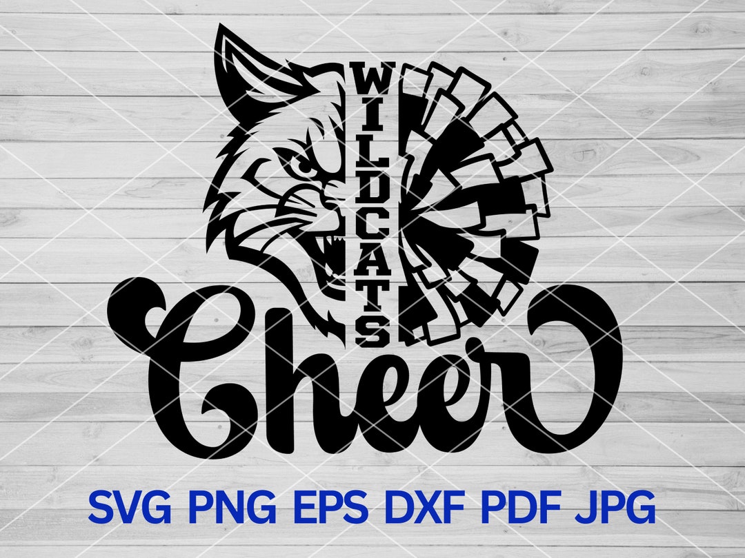 Wildcats Cheer Svg, Wildcats Svg, Wildcats Mascot Svg, Wildcats School ...