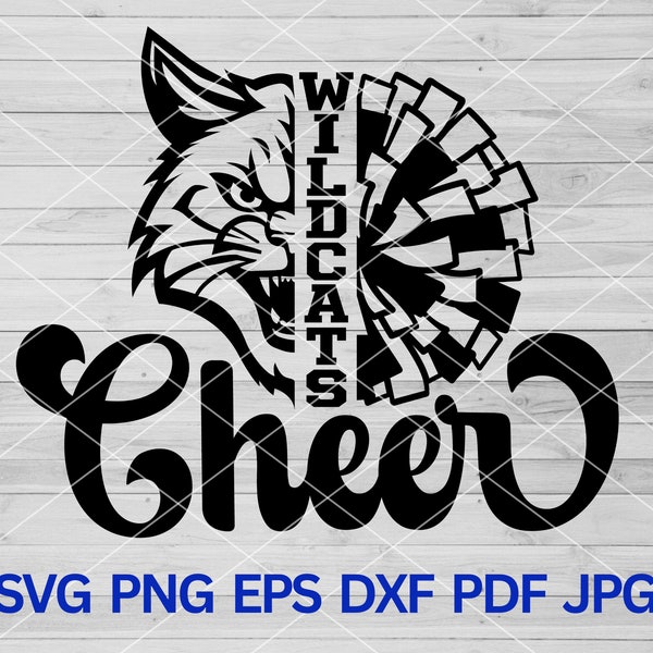 Wildcats Cheer Svg - Etsy