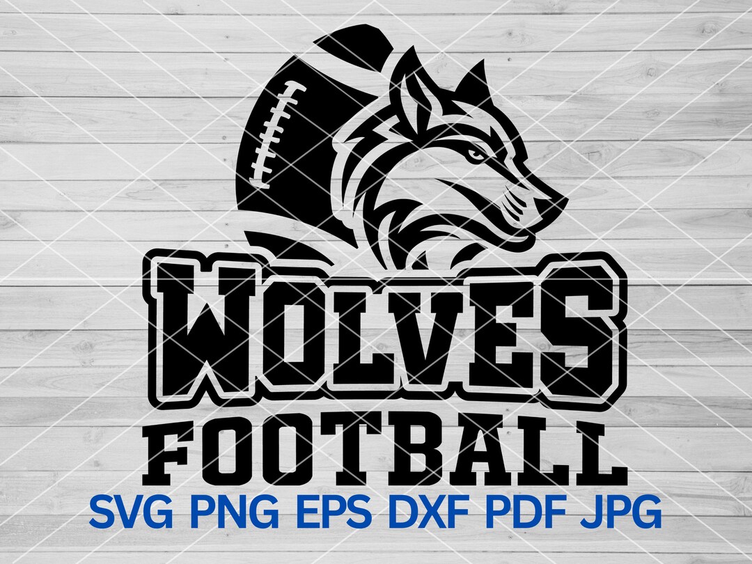 High School Wolves Football Svg, Wolf Pride Svg, Wolf Svg, Wolves Svg ...