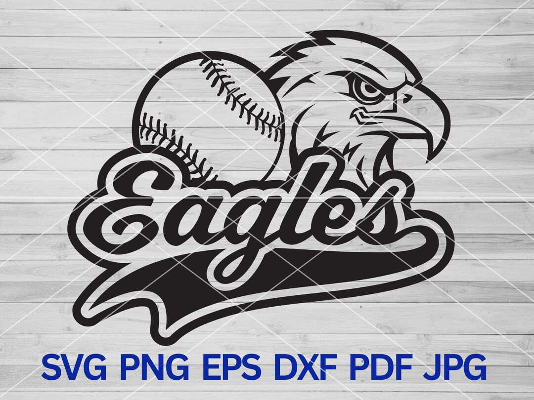 Eagle Hawk Bird SVG, Eagles Mascot Svg, High School Eagles Baseball Svg ...