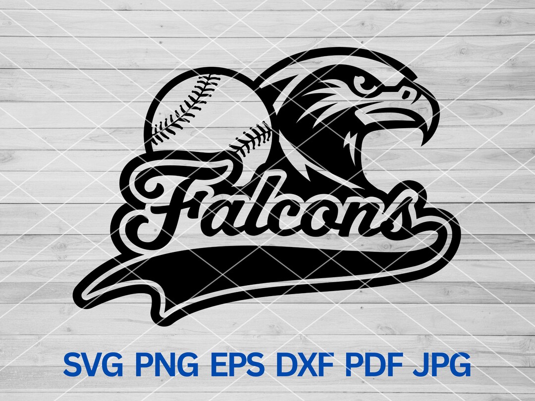 High School Falcons Baseball Svg, Falcons Softball Svg Cut Files ...