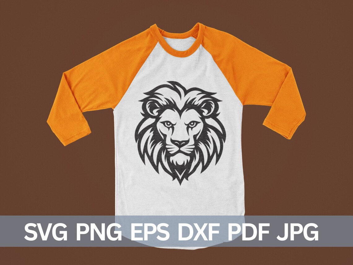 Lion SVG Lion Cut File for Cricut Lion Head Silhouette Lion - Etsy