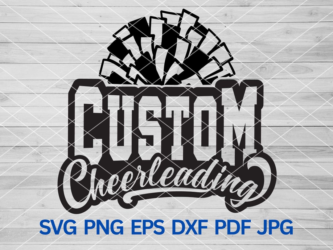 Personalised Custom Cheerleading Svg, Personalized Svg, Cheerleading ...