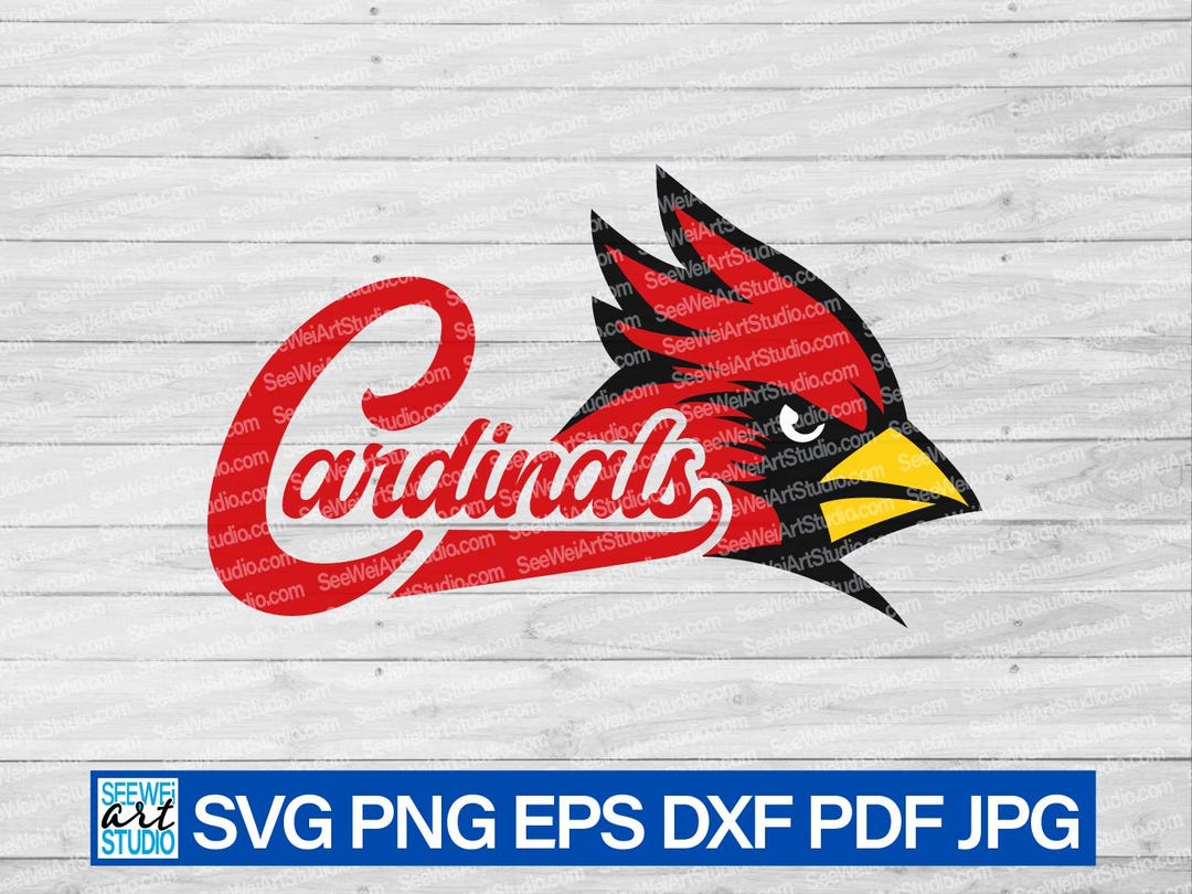 High School Cardinals Mascot Svg, Cardinals Svg, Cardinal Bird Svg ...