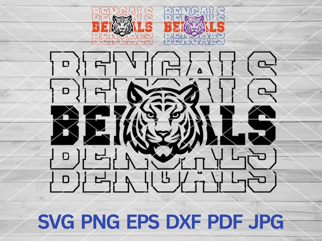 Bengals Svg, Bengal Svg, Bengals Mascot Svg, High School Bengals ...