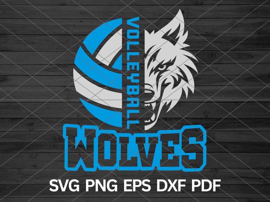 High School Wolves Volleyball Svg, Wolves Pride Svg, Wolf Svg, Wolves ...