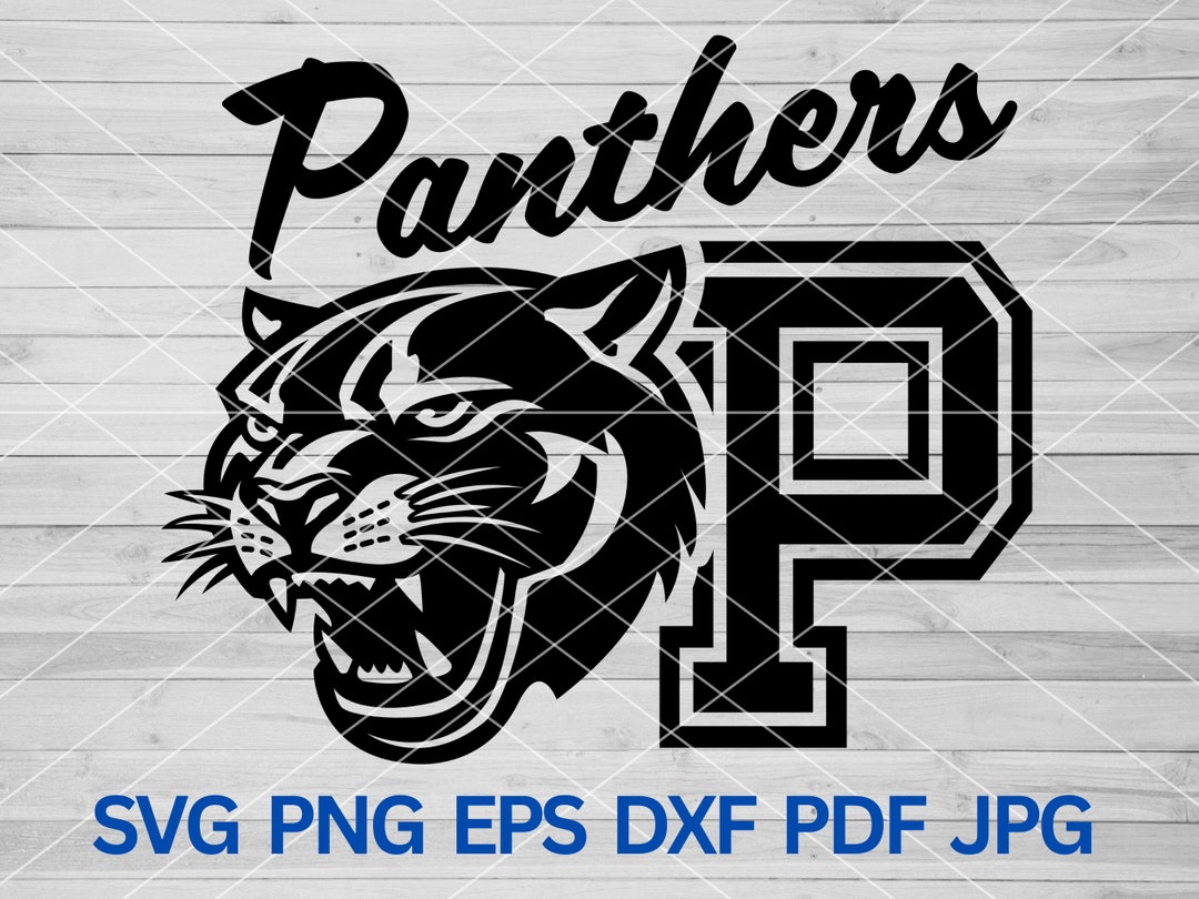 Panthers Svg, Panther Svg, Panthers School Spirit, Panthers Mascot Svg ...