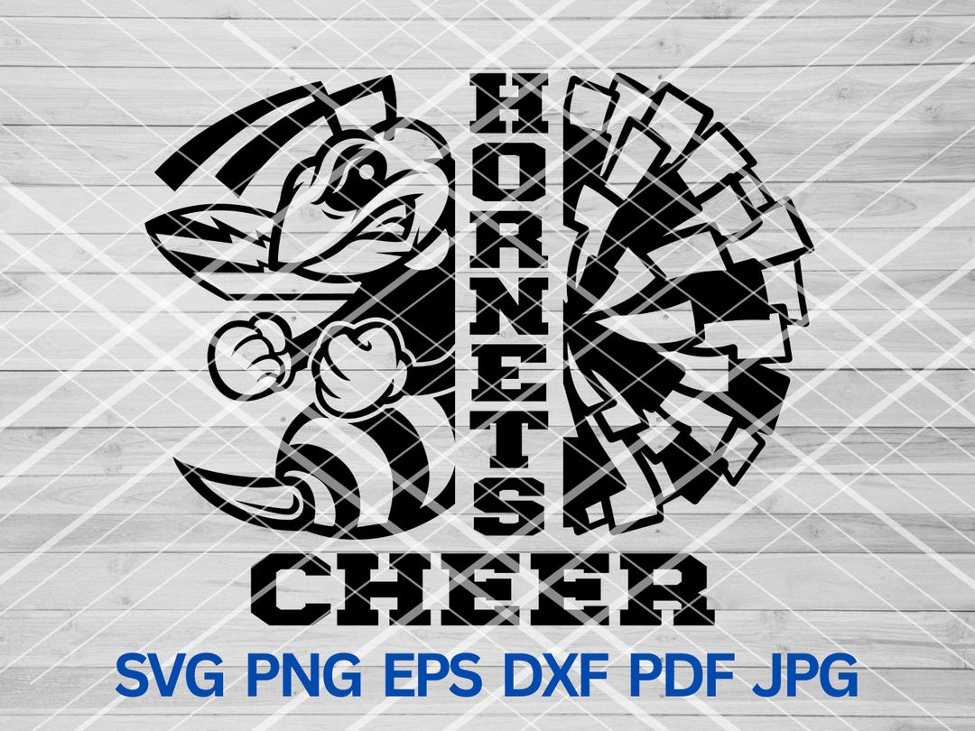 Hornets Cheer Svg, Hornets Svg, Hornets Mascot Svg, Hornets Pride ...