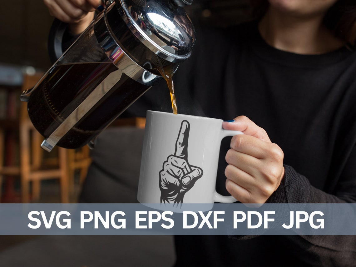 Finger Svg Pointing Finger SVG Hand Svg One Finger Svg 1 - Etsy