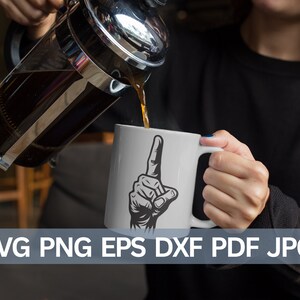 Finger Svg Pointing Finger SVG Hand Svg One Finger Svg 1 - Etsy