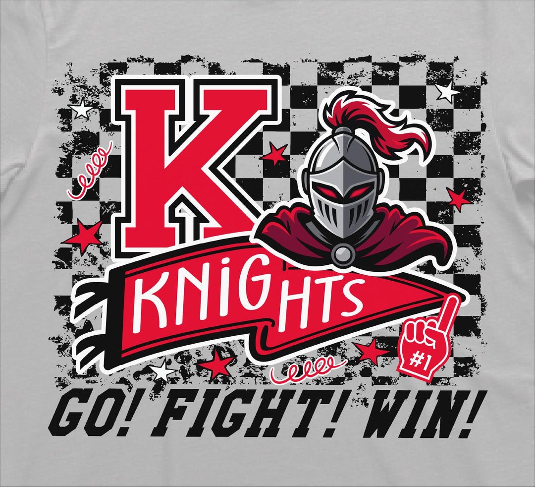 Knights Go Fight Win PNG, Knights Game Day Team Flag PNG, Knights ...