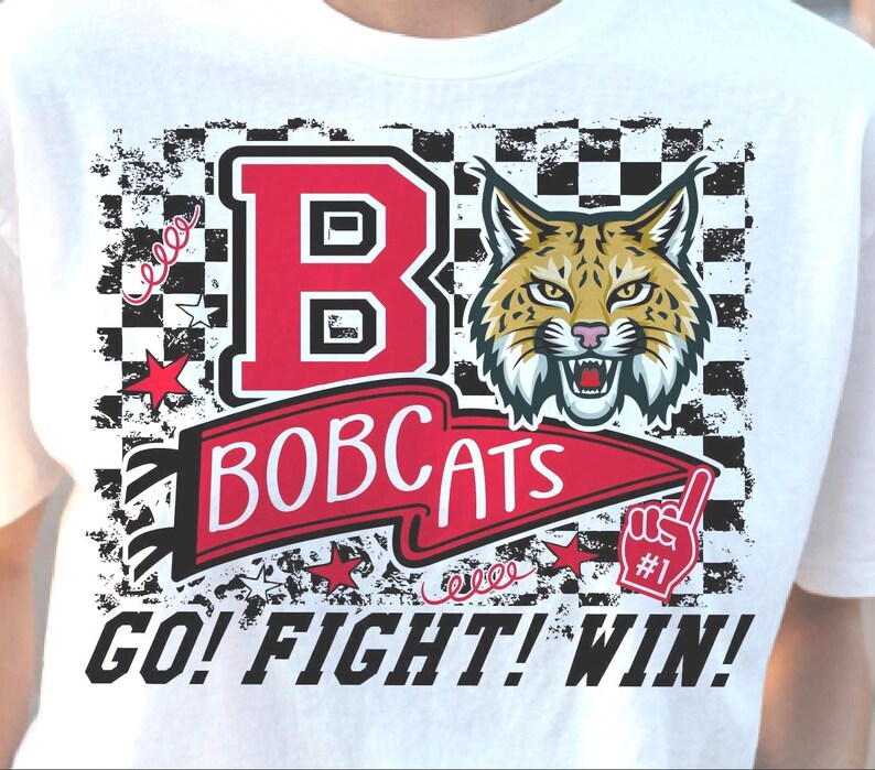 Bobcats Go Fight Win PNG, Bobcats Mascot Png, School Bobcats Game Day ...